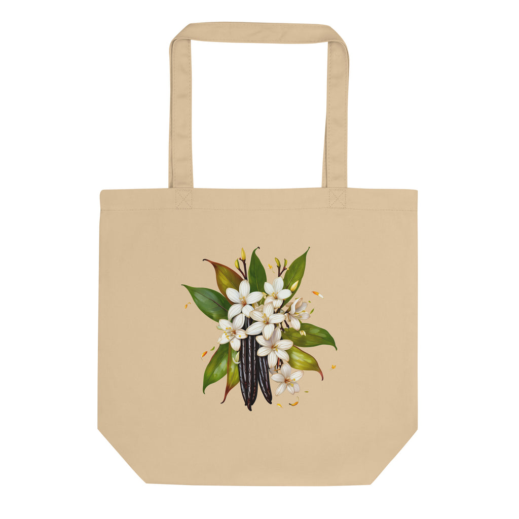 Vanilla Bouquet Tote Bag Organic Cotton Reusable Canva – Panaprium